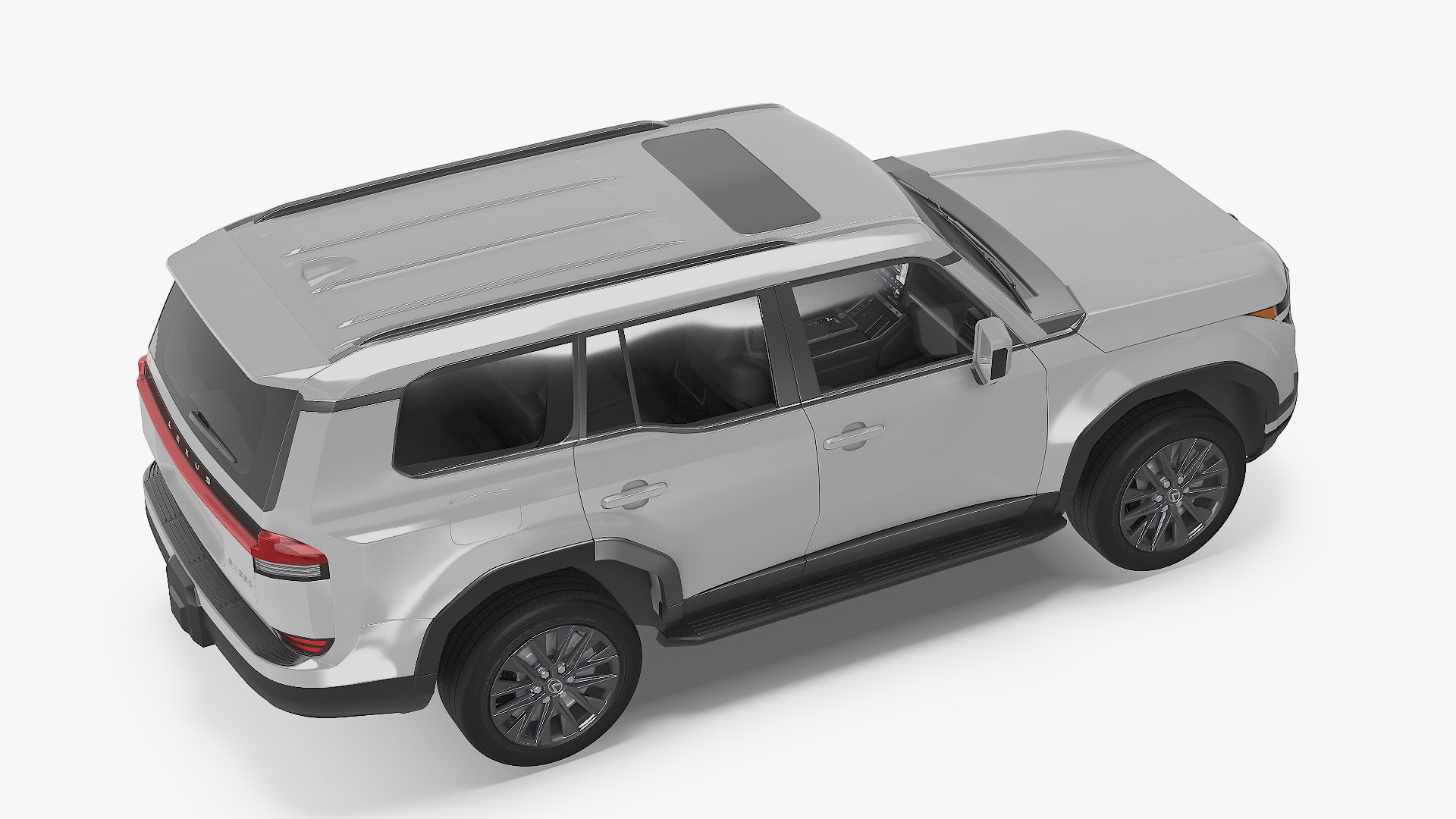 Lexus GX 550 SUV Eminent Atomic Silver 3D Model - TurboSquid 2327258