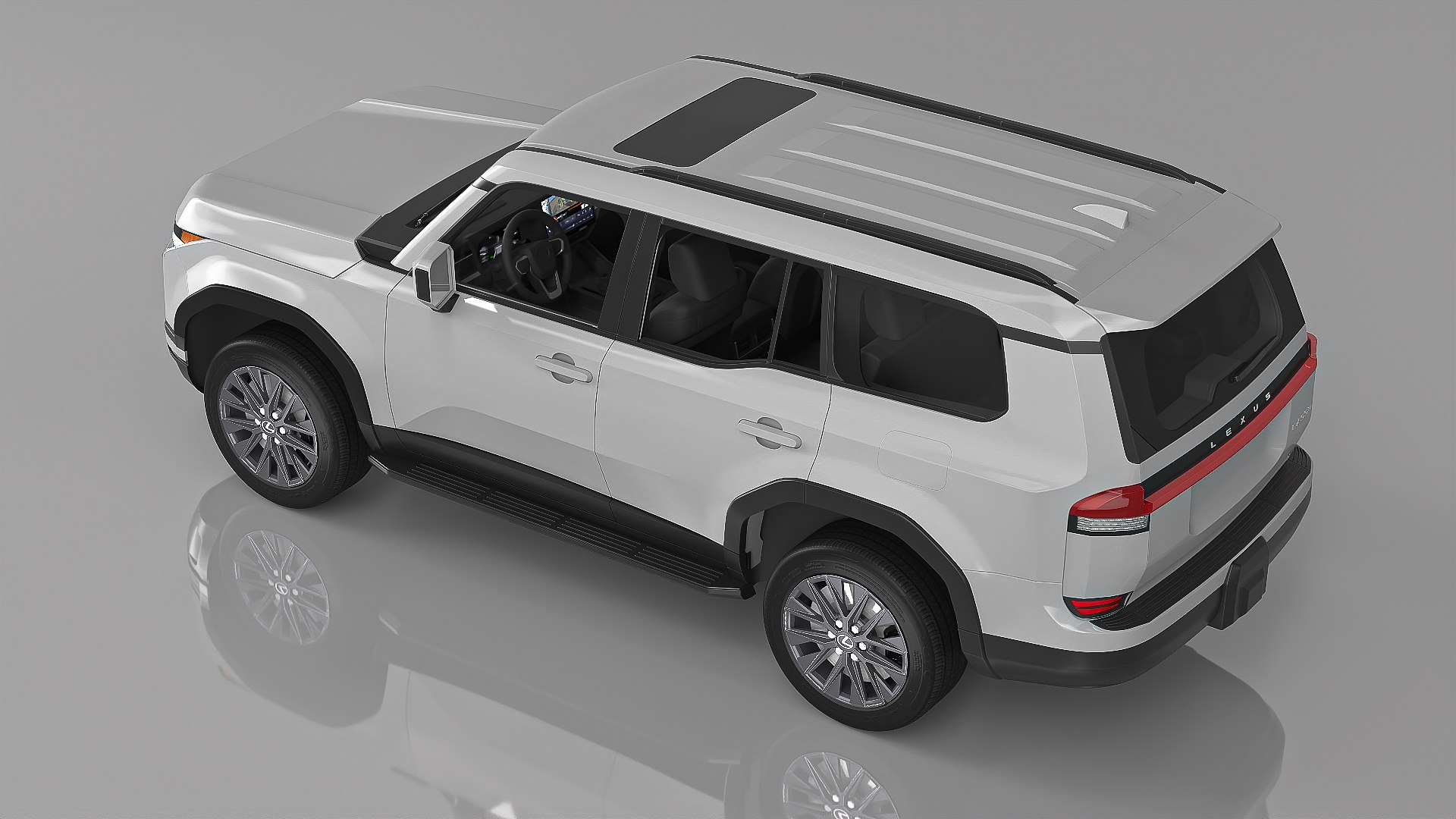 Lexus GX 550 SUV Eminent Atomic Silver 3D Model - TurboSquid 2327258