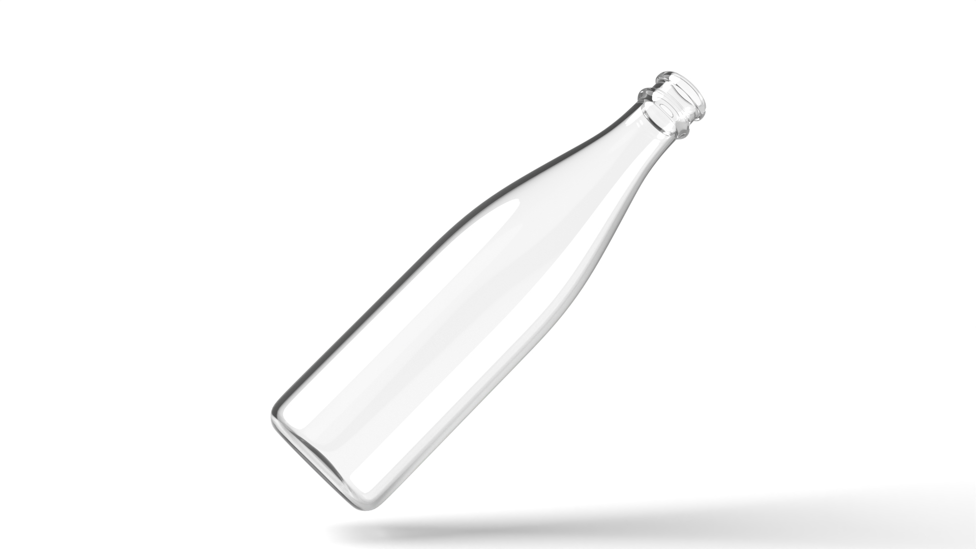 Realistic 3D Model Of A Glass Bottle 3D - TurboSquid 2092861