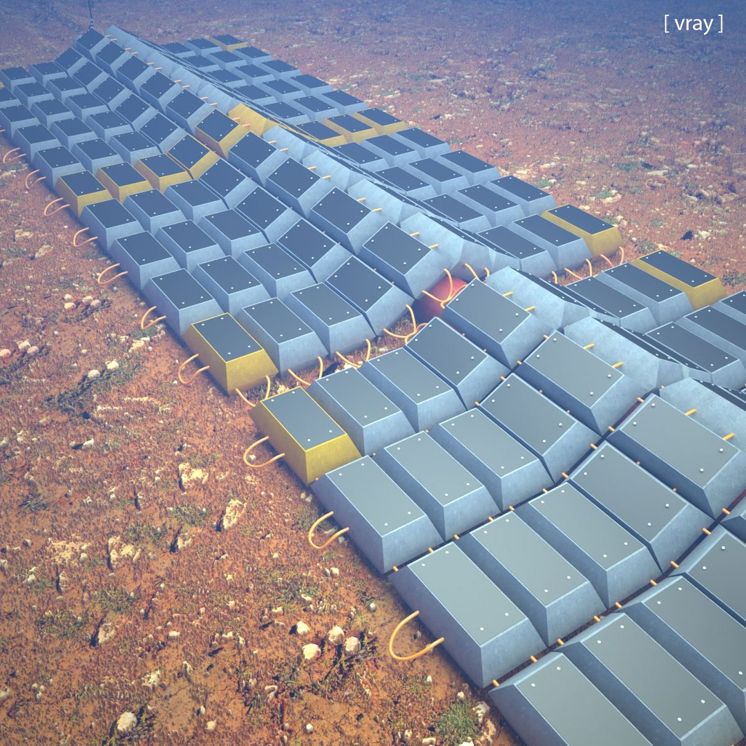 3d Concrete Mattress Scene