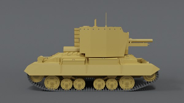 3D british bishop tank - TurboSquid 1564412