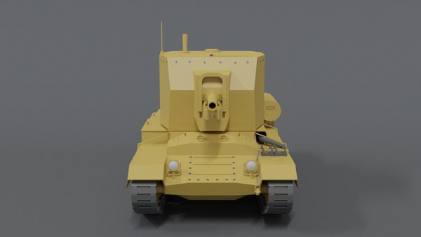3D british bishop tank - TurboSquid 1564412