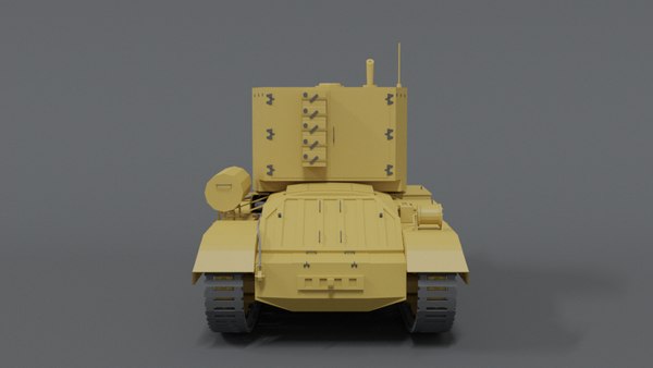 3D british bishop tank - TurboSquid 1564412
