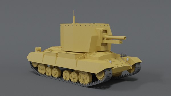 3D british bishop tank - TurboSquid 1564412