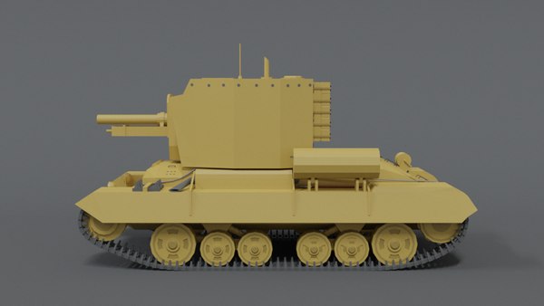 3D british bishop tank - TurboSquid 1564412