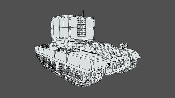 3D british bishop tank - TurboSquid 1564412