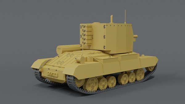 3D british bishop tank - TurboSquid 1564412