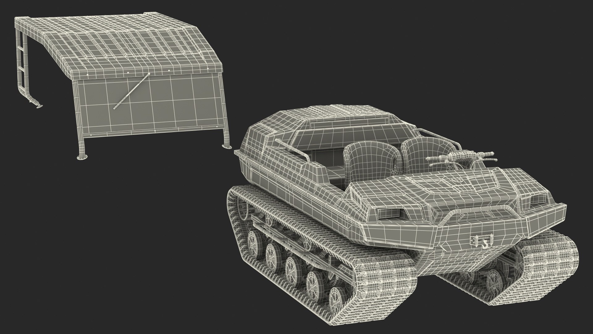 3D model Multi Purpose All Terrain Vehicle - TurboSquid 2002521