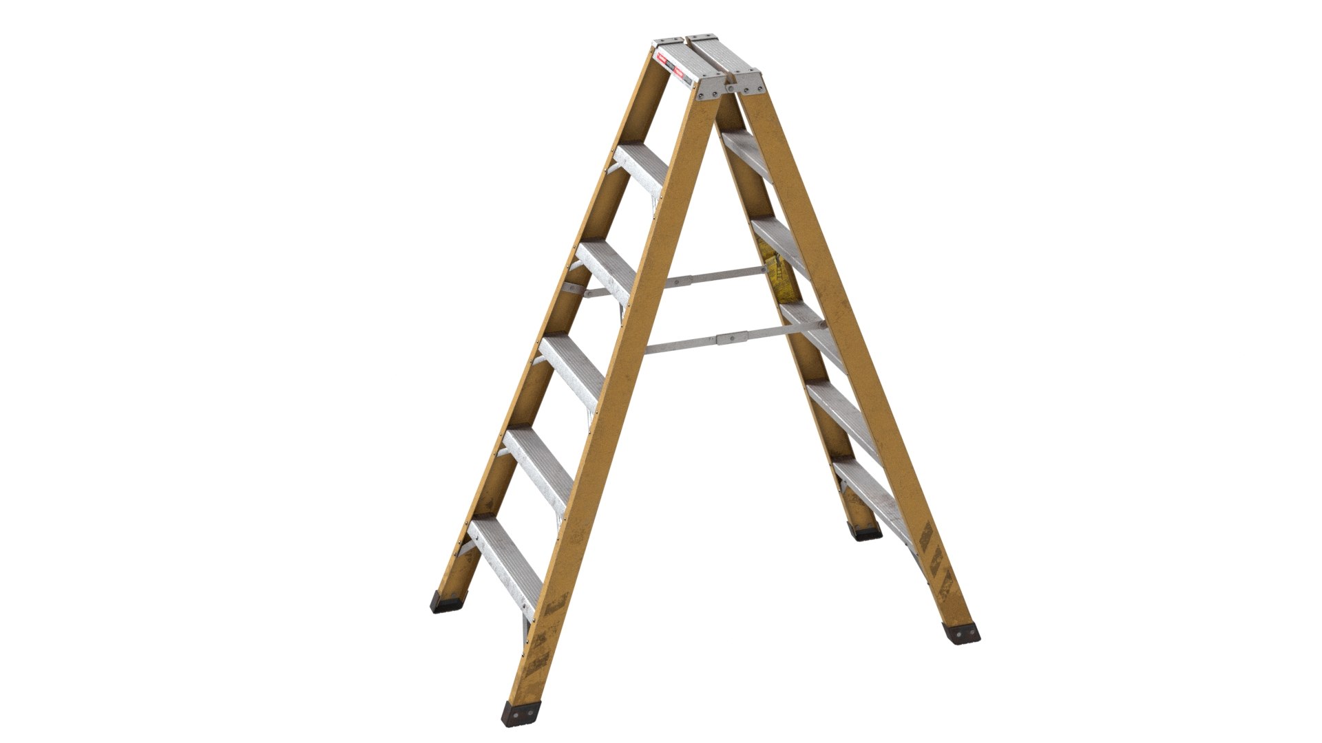 5 Step Metal Ladder 3D Model - TurboSquid 2578603