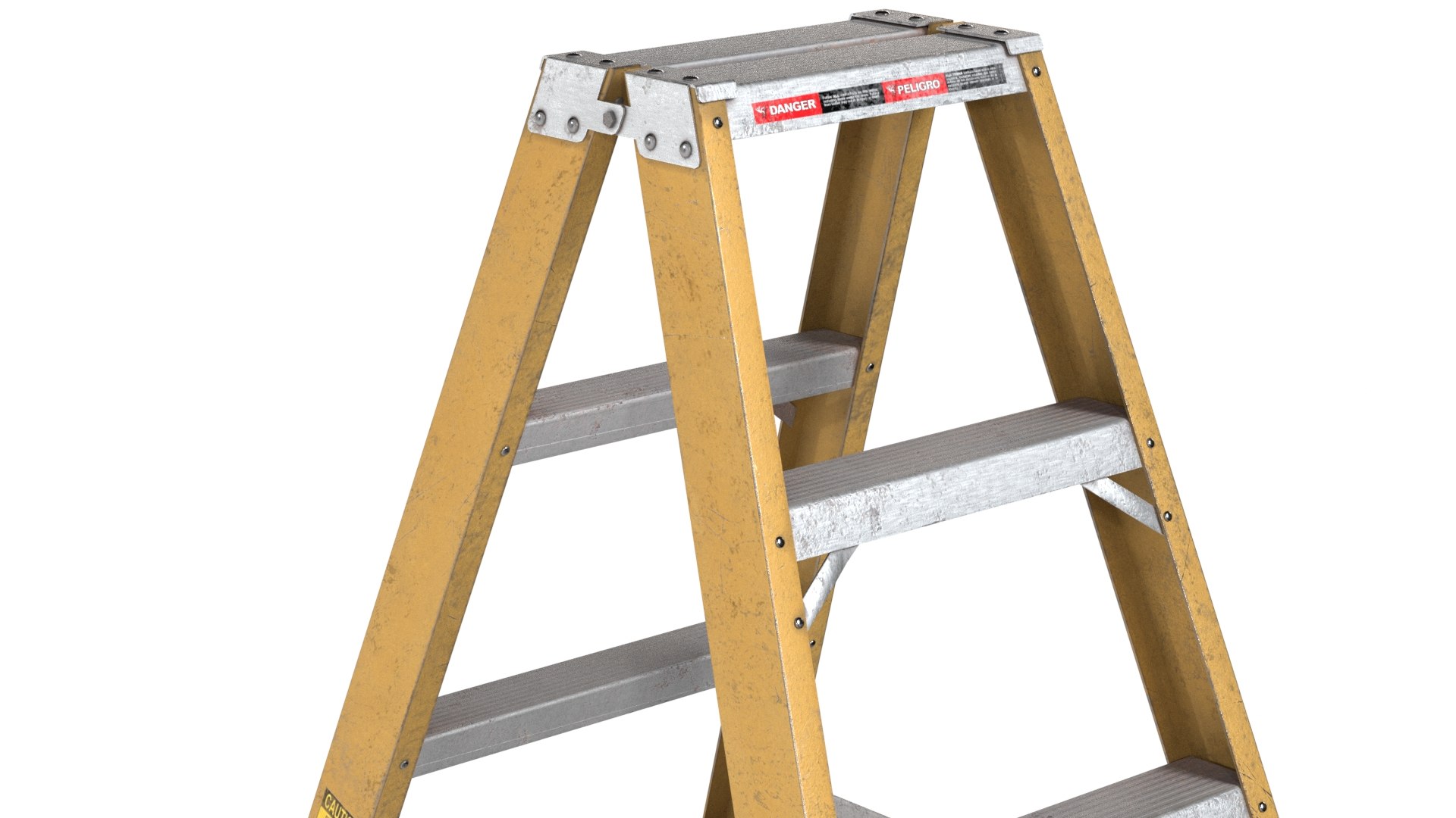 5 Step Metal Ladder 3D Model - TurboSquid 2578603