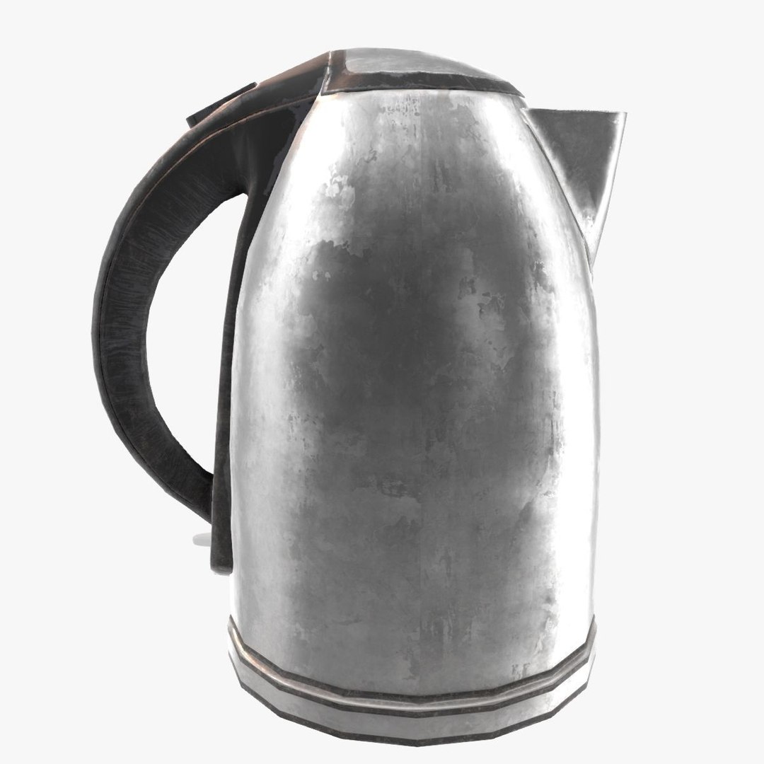 Steel Scratched Modern Electric Kettle Da1 3D - TurboSquid 1964973