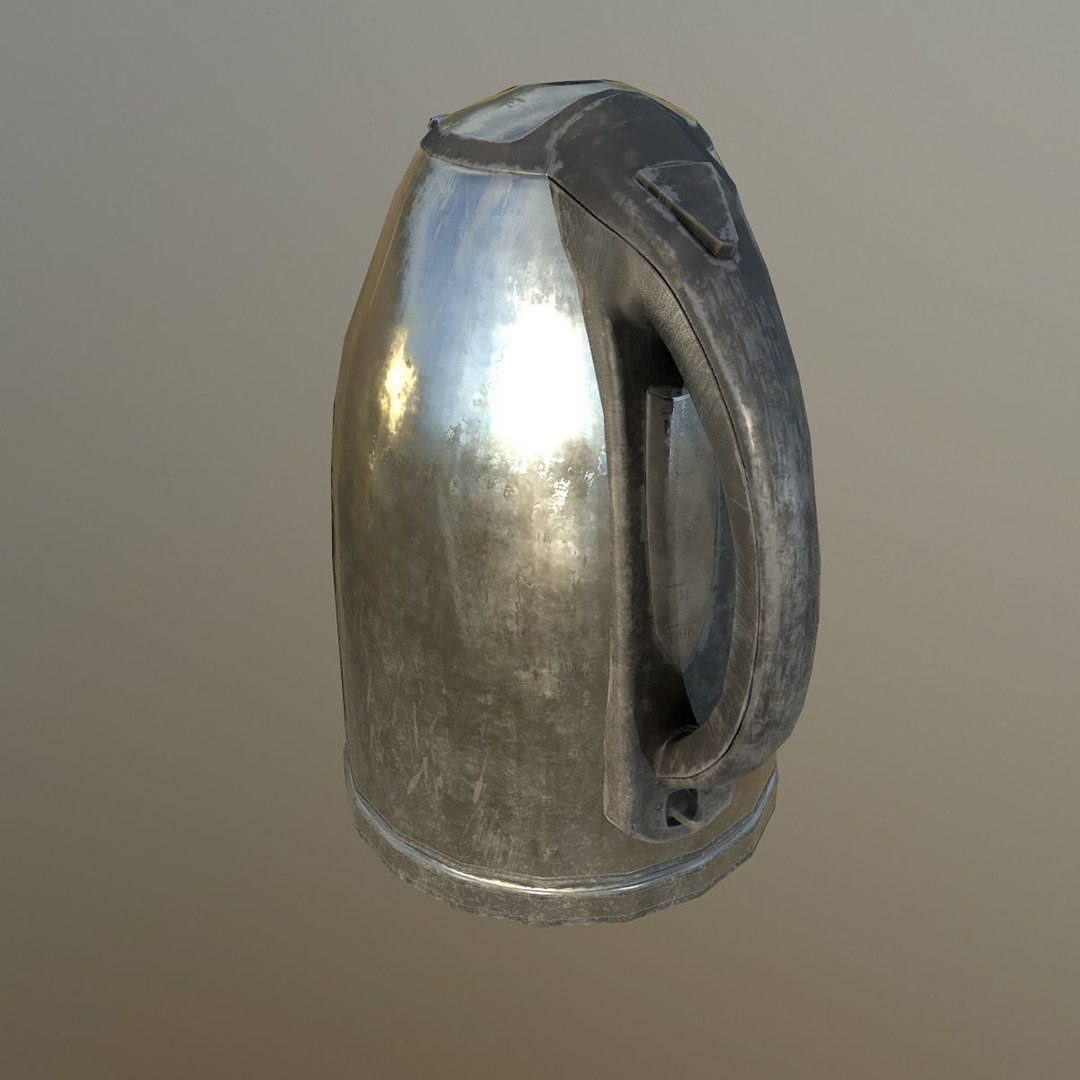 Steel Scratched Modern Electric Kettle Da1 3D - TurboSquid 1964973