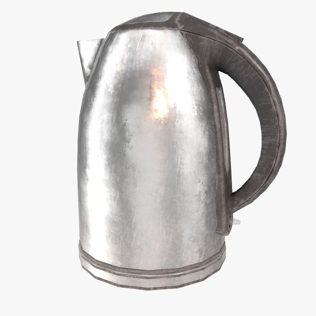 Steel Scratched Modern Electric Kettle Da1 3D - TurboSquid 1964973