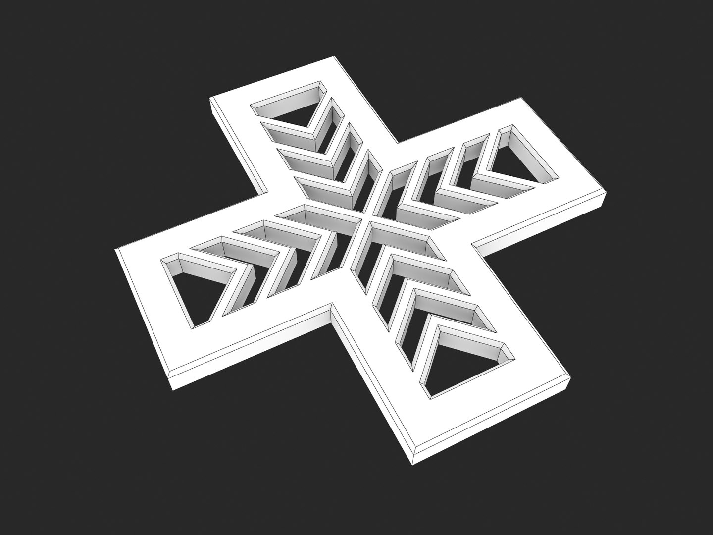 3D cross - TurboSquid 1474005