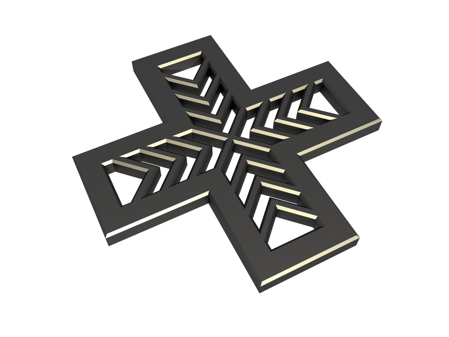 3D cross - TurboSquid 1474005