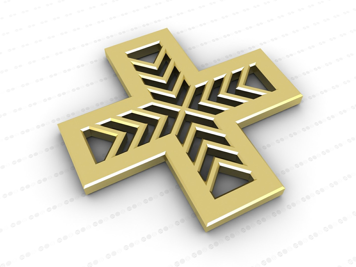 3D cross - TurboSquid 1474005