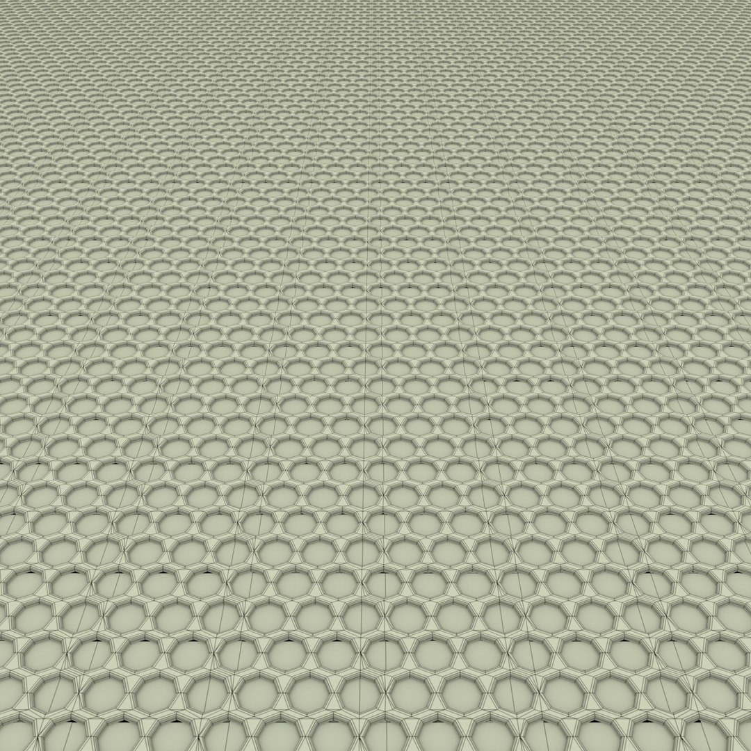 Honeycomb Metal Plate 3d Model