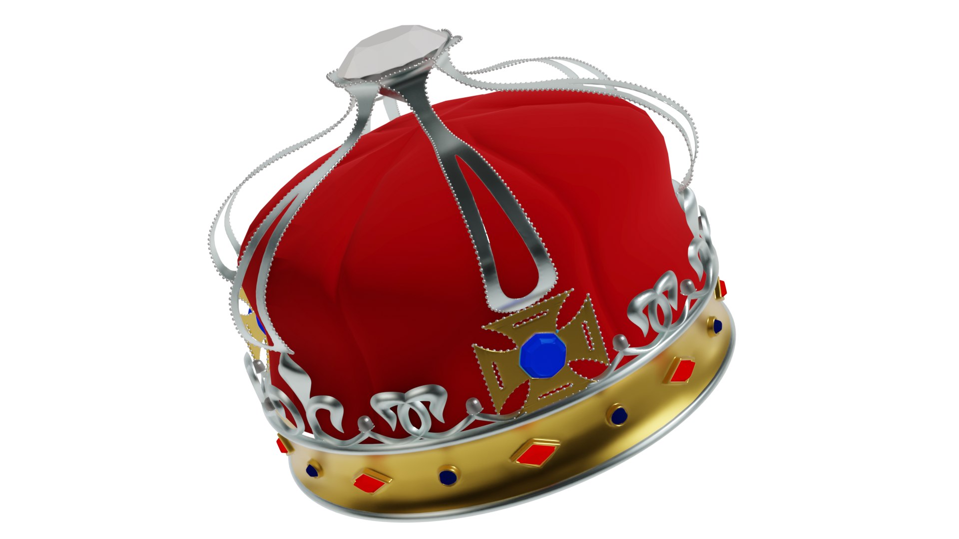 Crown 3D Model - TurboSquid 2269606