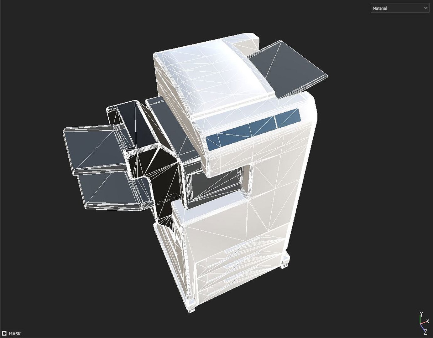 3D Office Printer Model - TurboSquid 2252413