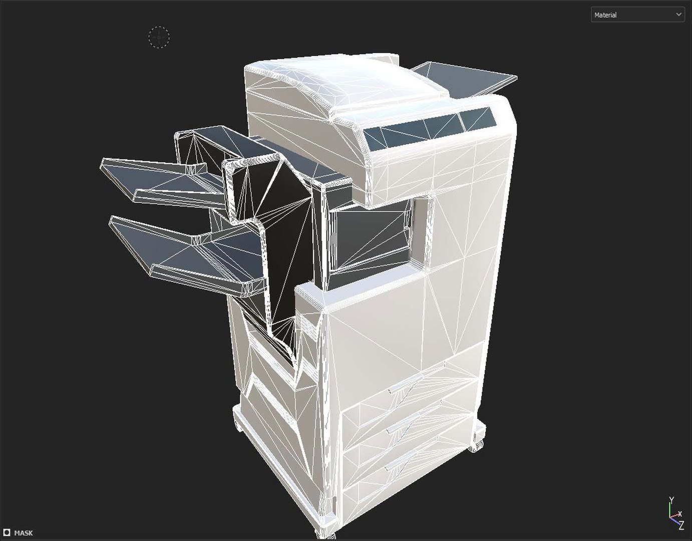 3D Office Printer Model - TurboSquid 2252413