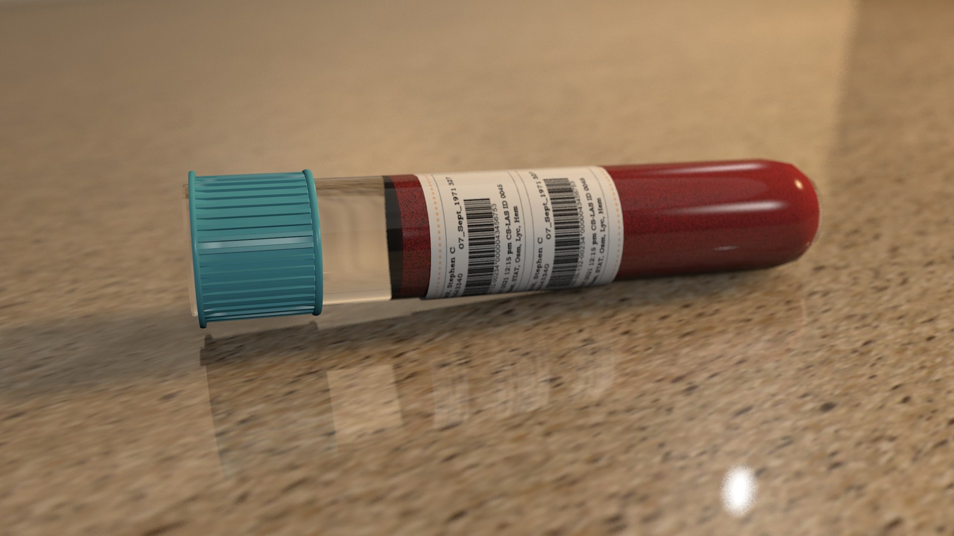 Blood Test Vial 3D Model - TurboSquid 2200511