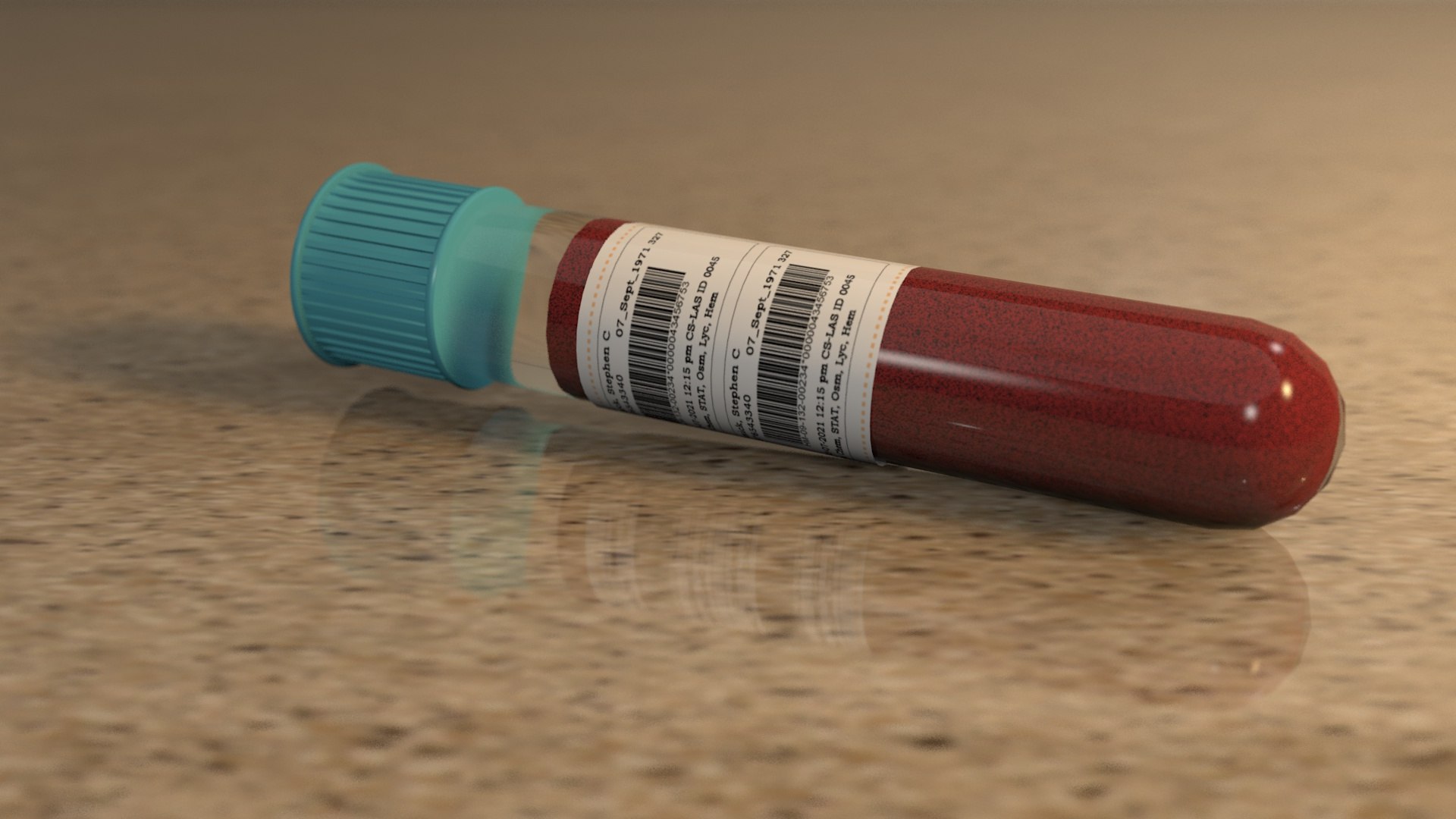 Blood Test Vial 3D Model - TurboSquid 2200511
