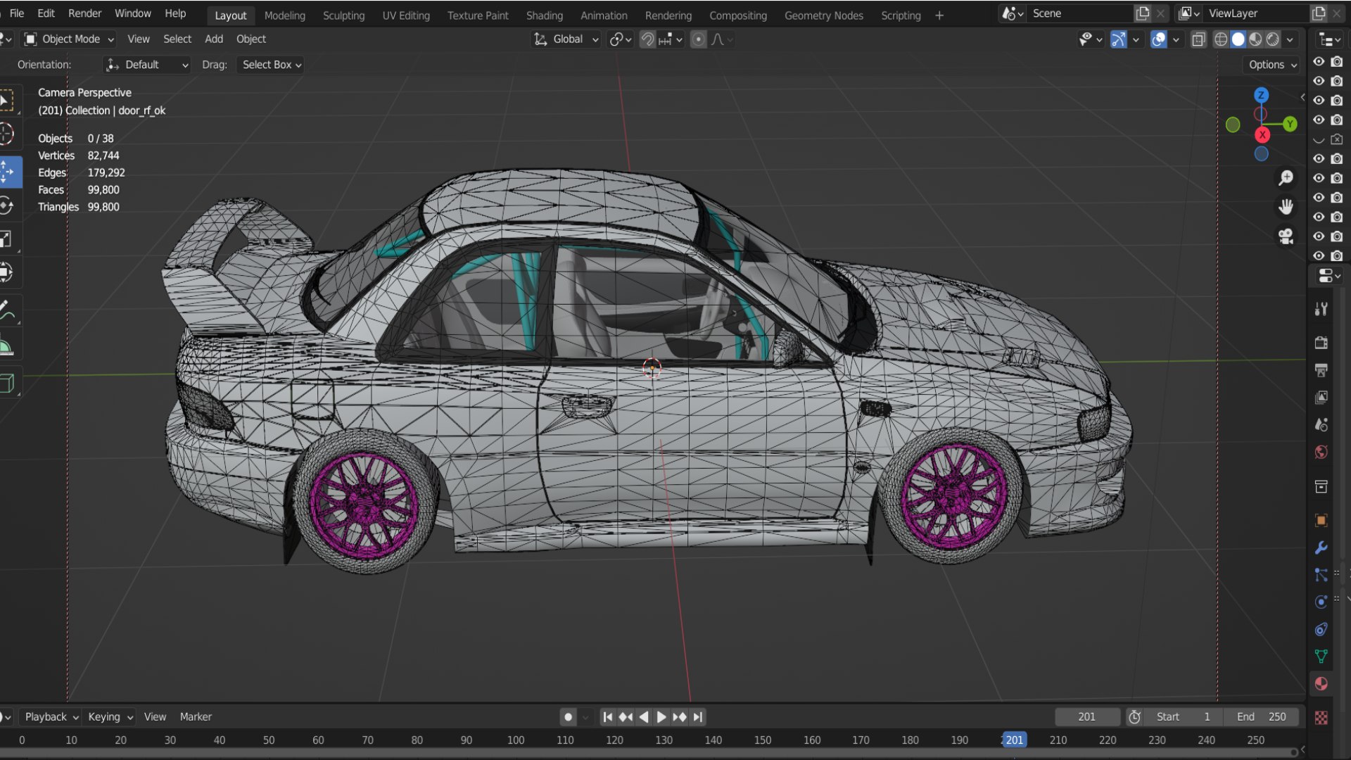 3D Subaru 22B STI - TurboSquid 2286119