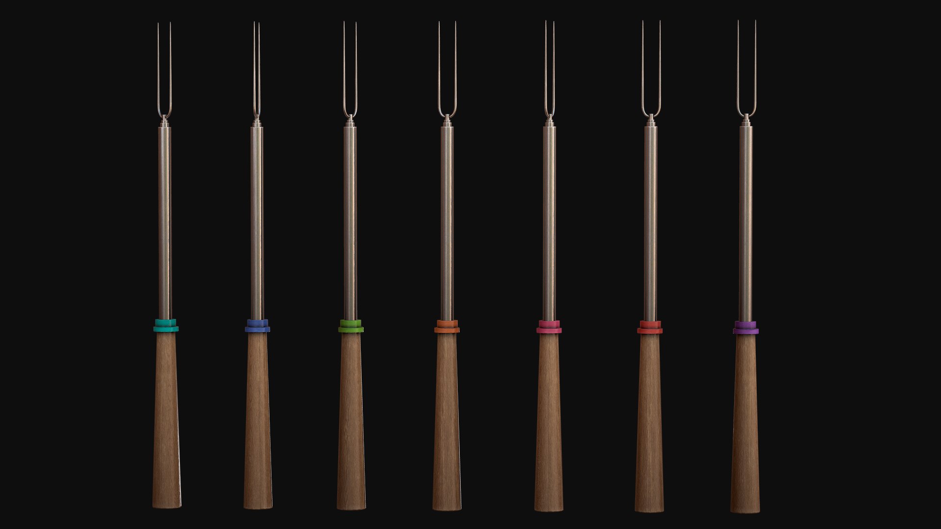 Marshmallow Roasting Sticks 3D Model - TurboSquid 1791688