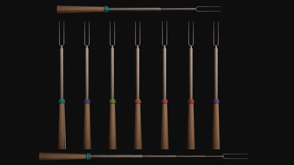 Marshmallow Roasting Sticks 3D model - TurboSquid 1791688