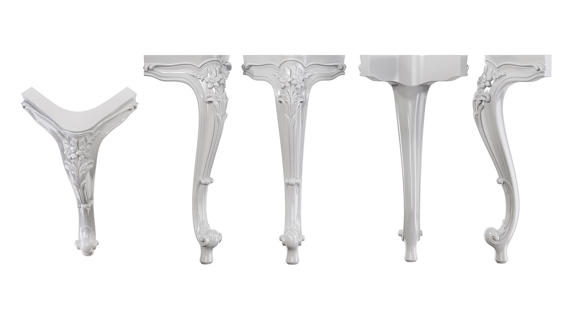 Classic Leg 075 3D Model - TurboSquid 2121107