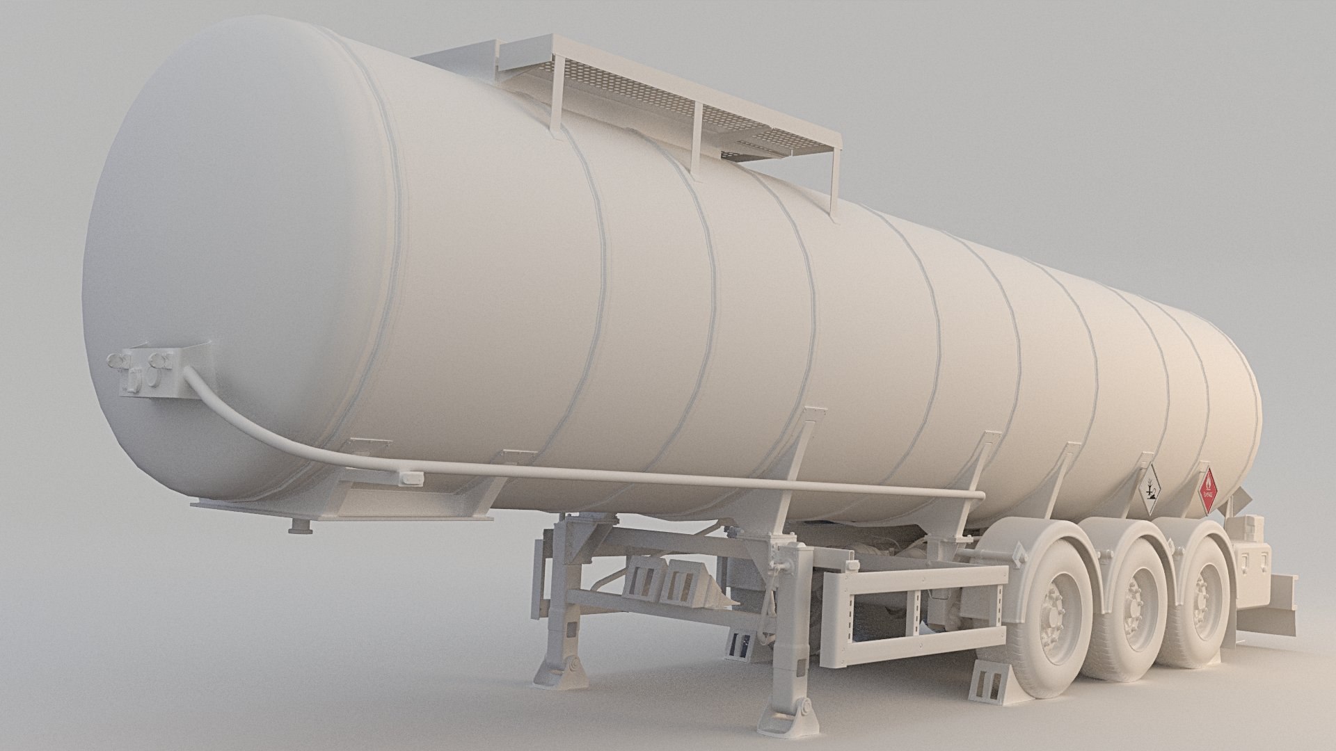 3D Model Fuel Bitumen Asphalt Tank - TurboSquid 1525811
