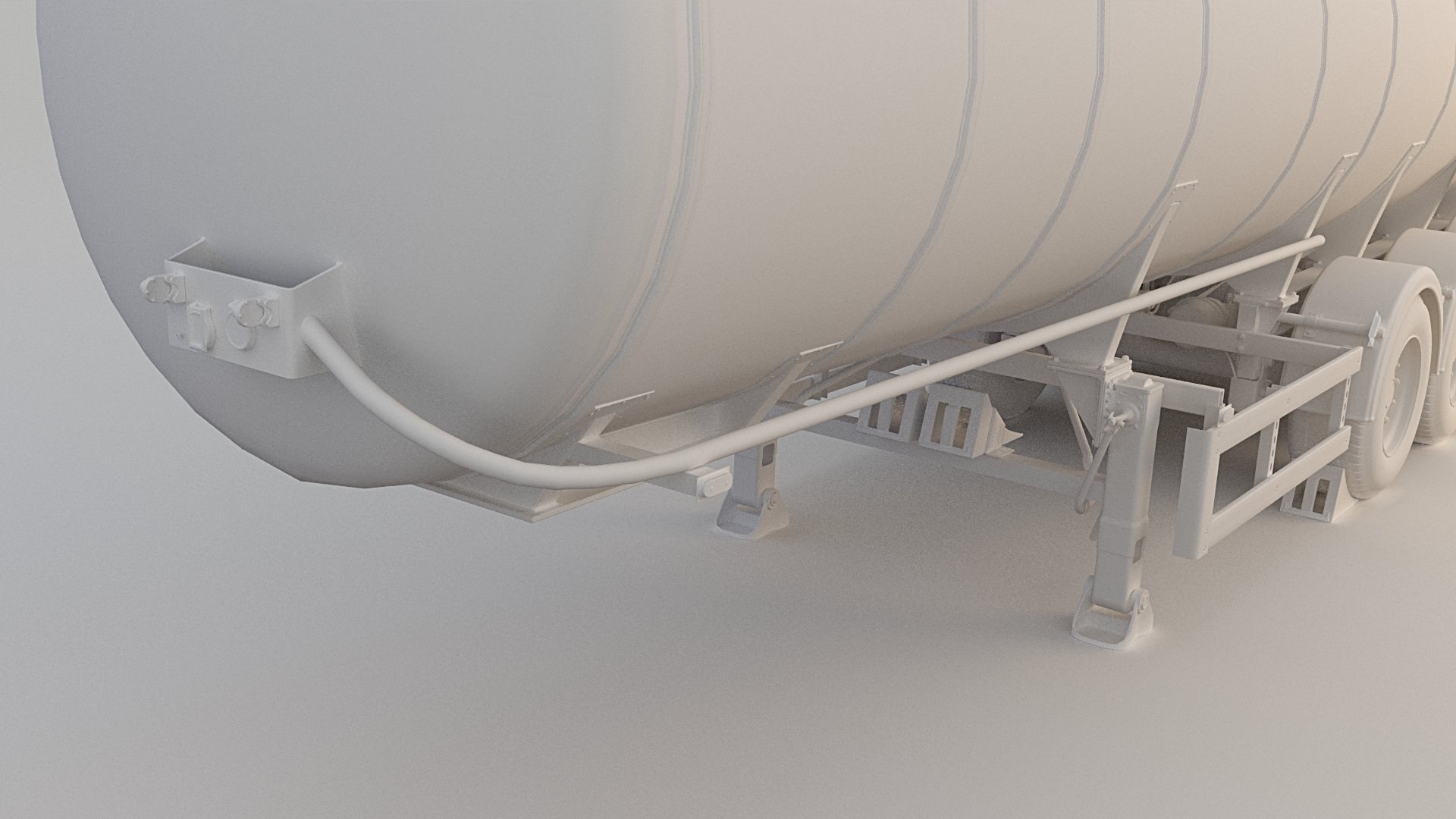 3D Model Fuel Bitumen Asphalt Tank - TurboSquid 1525811