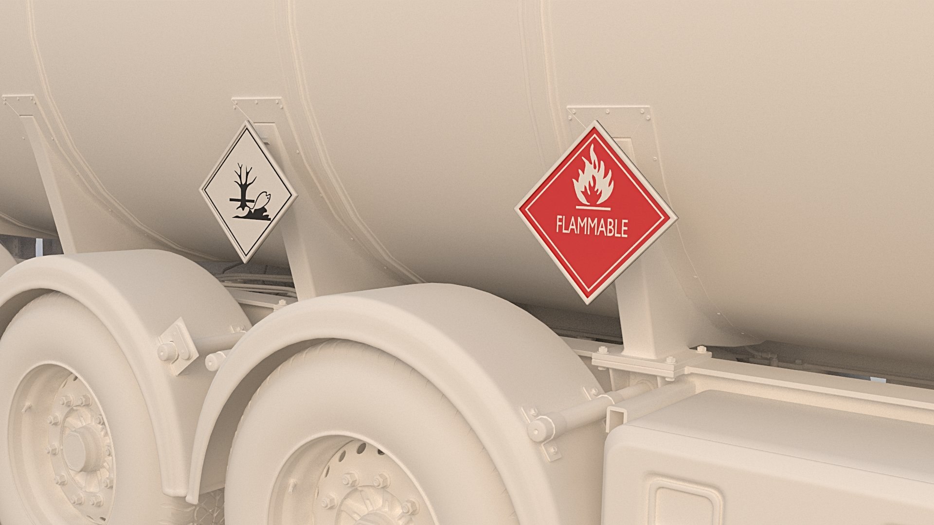 3D Model Fuel Bitumen Asphalt Tank - TurboSquid 1525811