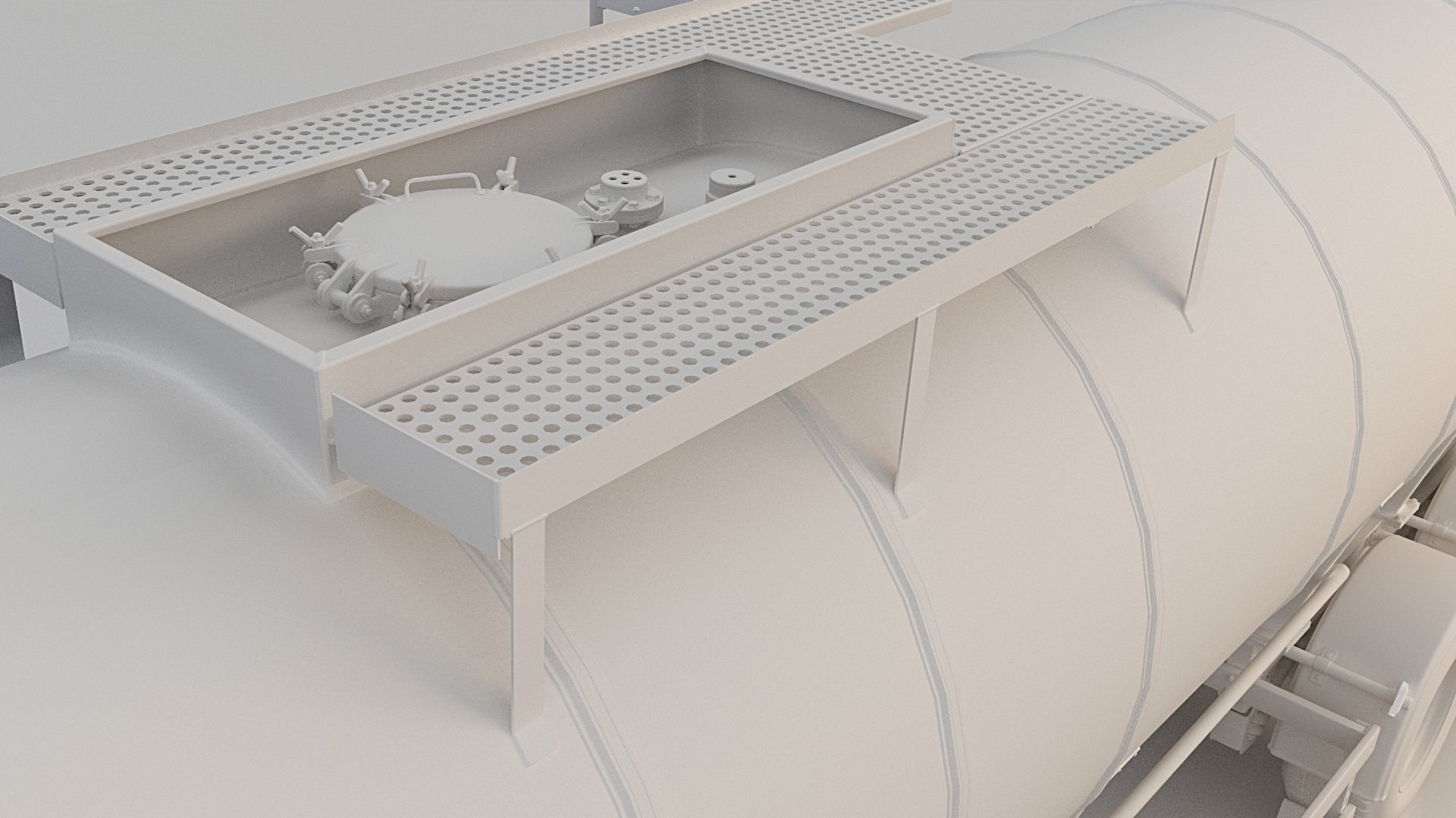 3D Model Fuel Bitumen Asphalt Tank - TurboSquid 1525811