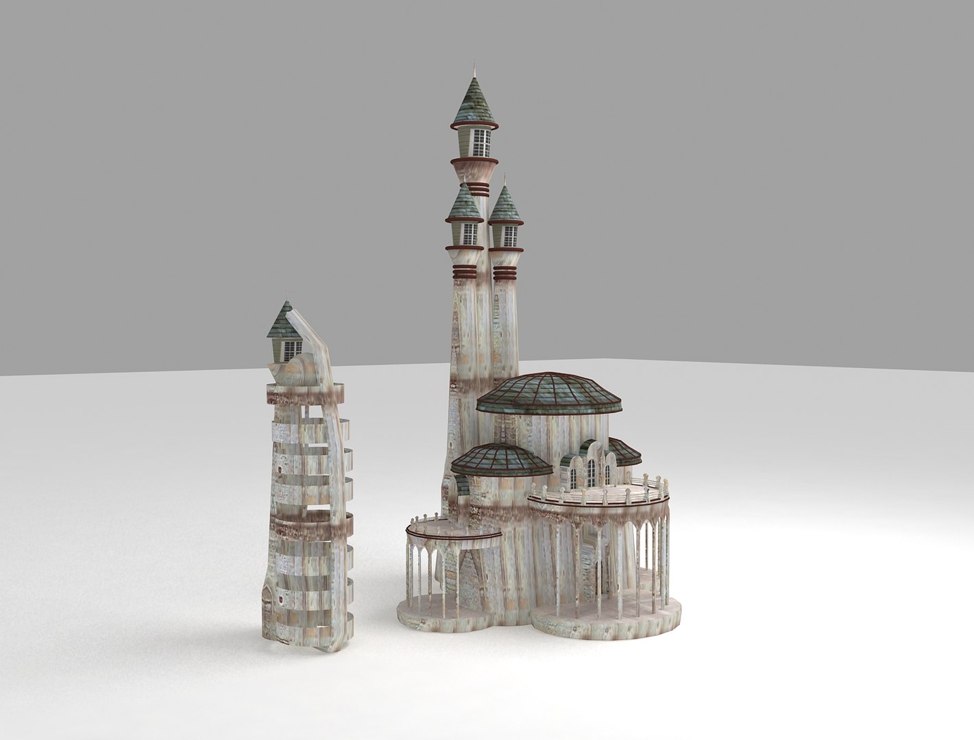 Castle Design 3d Model
