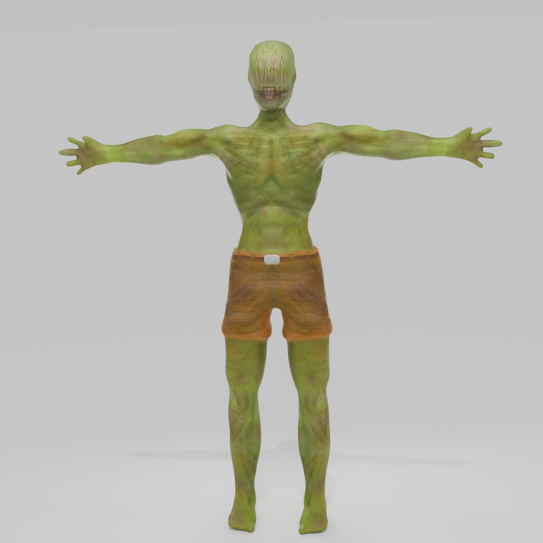 ZOMBIE Low-Poly 3D Model - TurboSquid 2189814