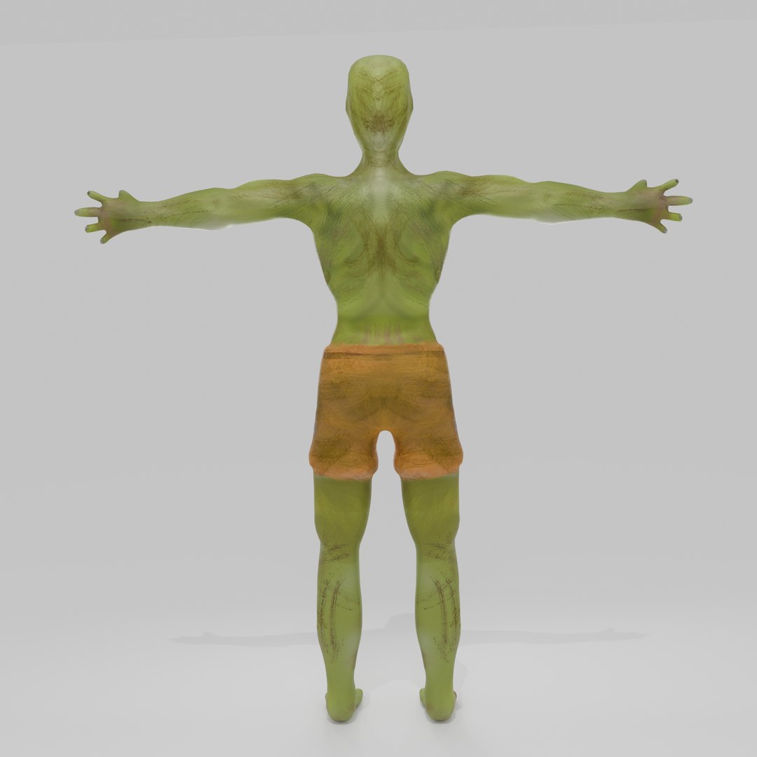 ZOMBIE Low-Poly 3D Model - TurboSquid 2189814