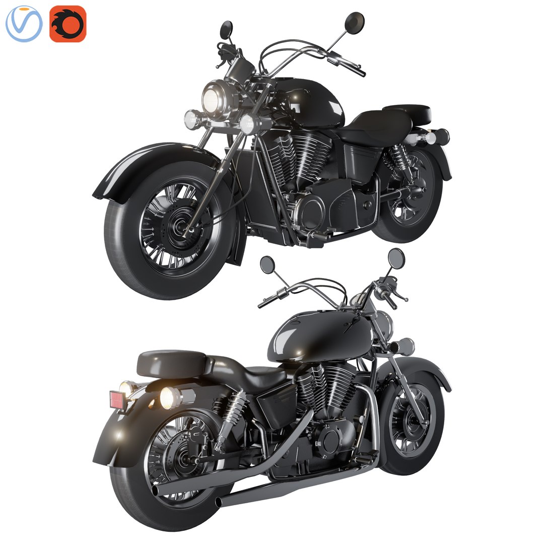 3D Honda Shadow - TurboSquid 1794237