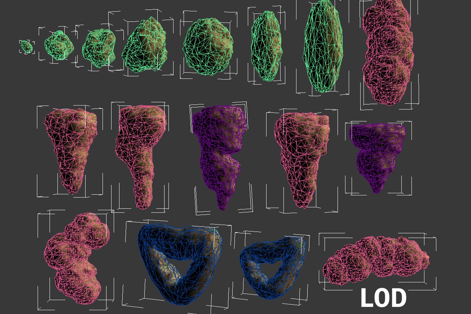 Levitating Rocks Pack 17 3D Model - TurboSquid 1161354