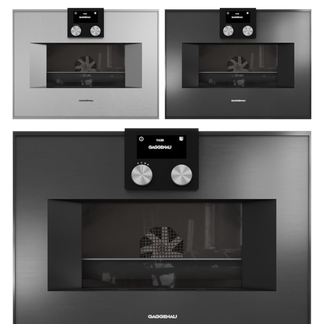 3D Gaggenau Oven Collection 04 - TurboSquid 1990716