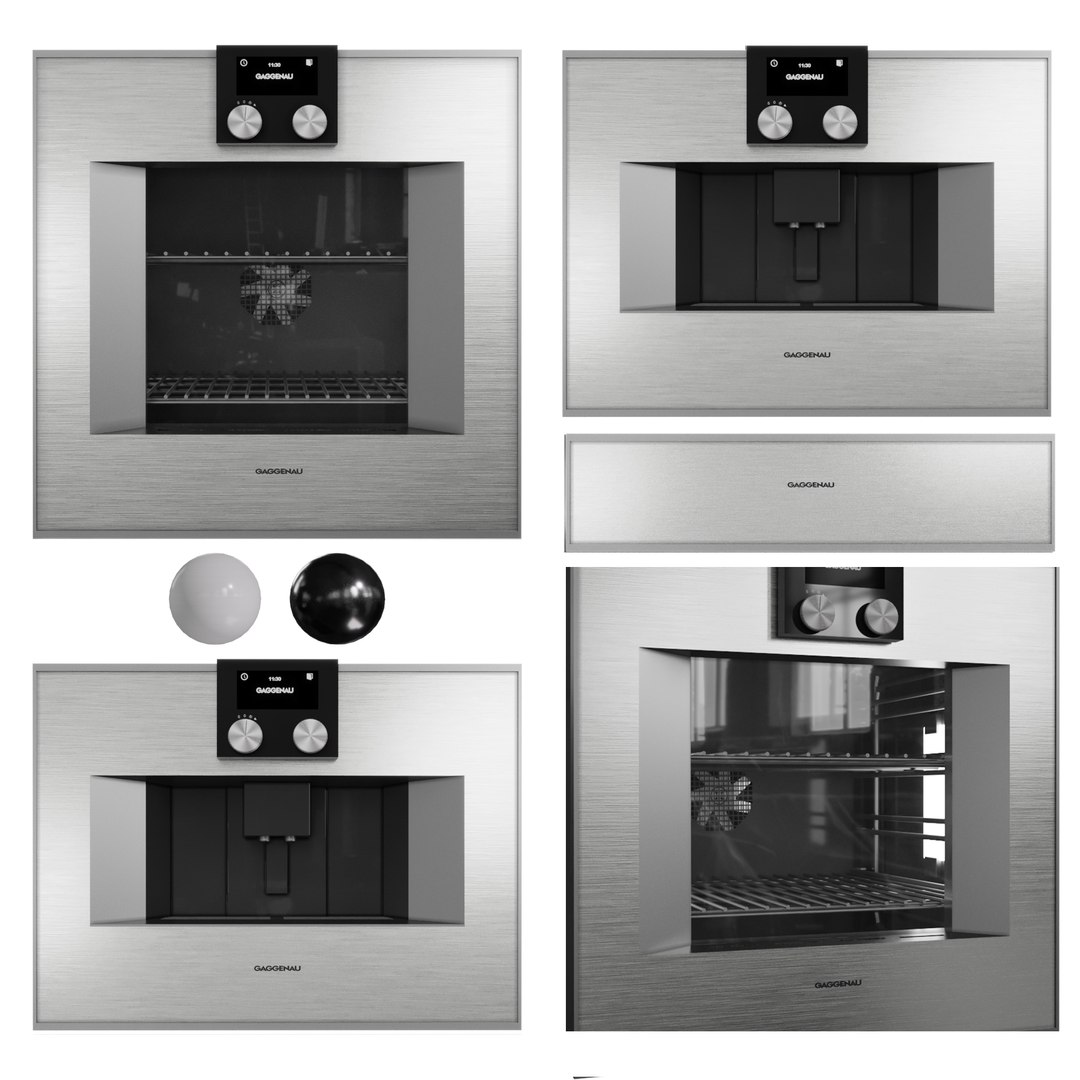3D Gaggenau Oven Collection 04 - TurboSquid 1990716