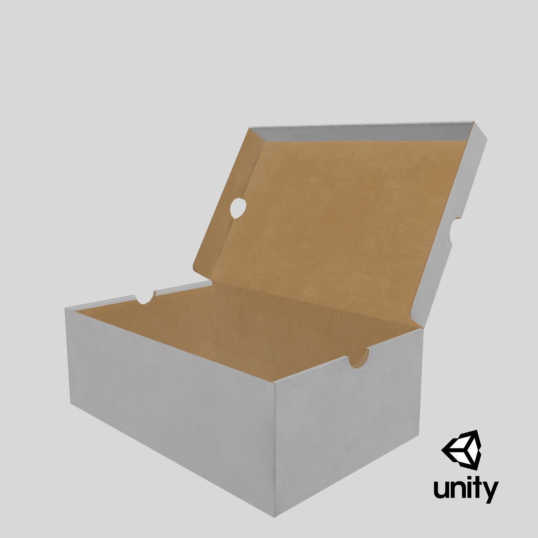 3D Shoe Box Open - TurboSquid 2011411