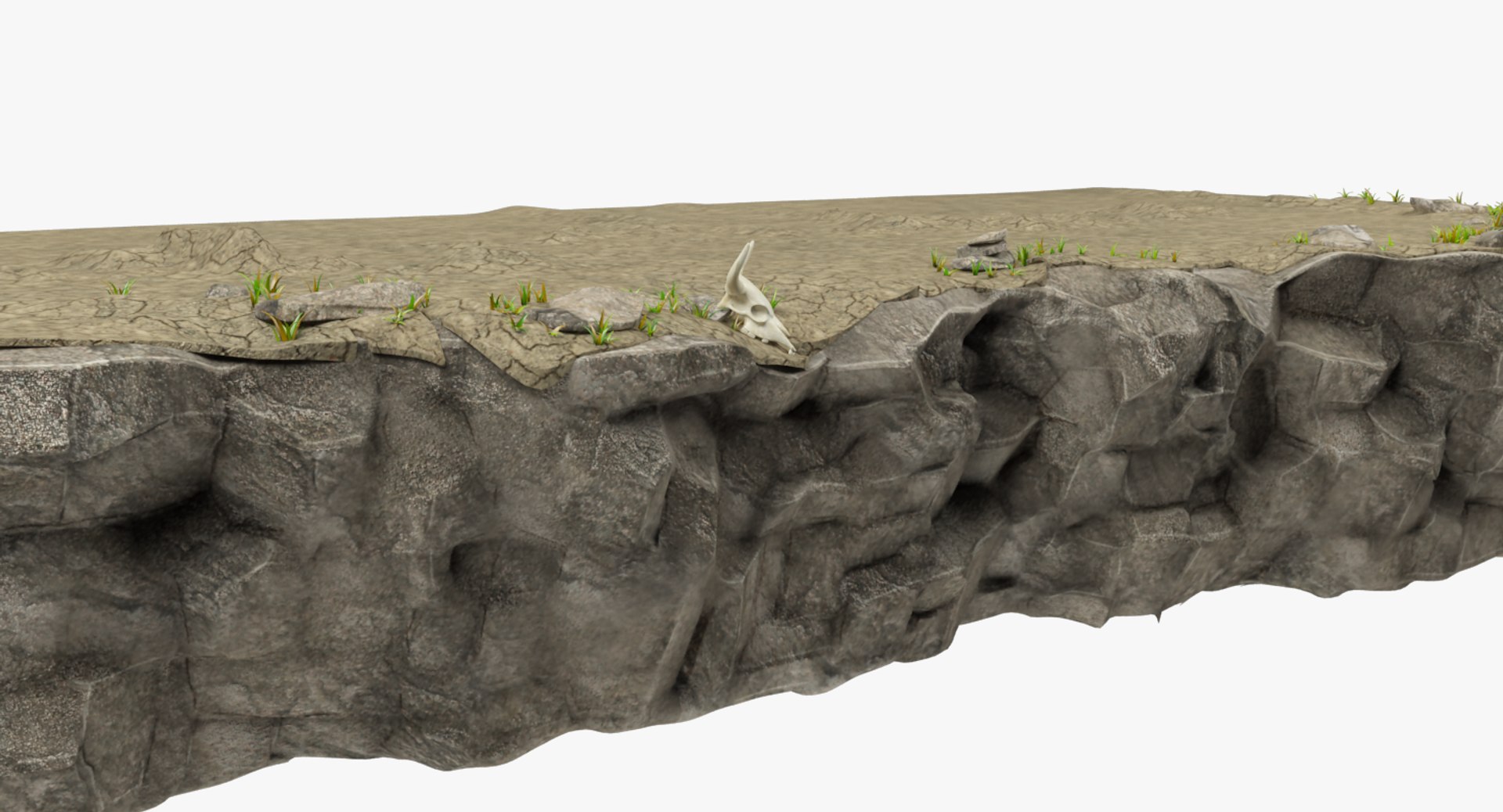 3D Rock Cliff - TurboSquid 1210449