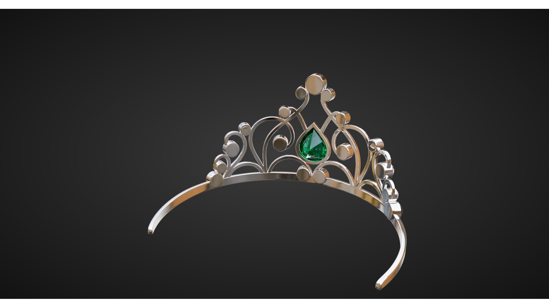 3D Feminine Crown - TurboSquid 2243679