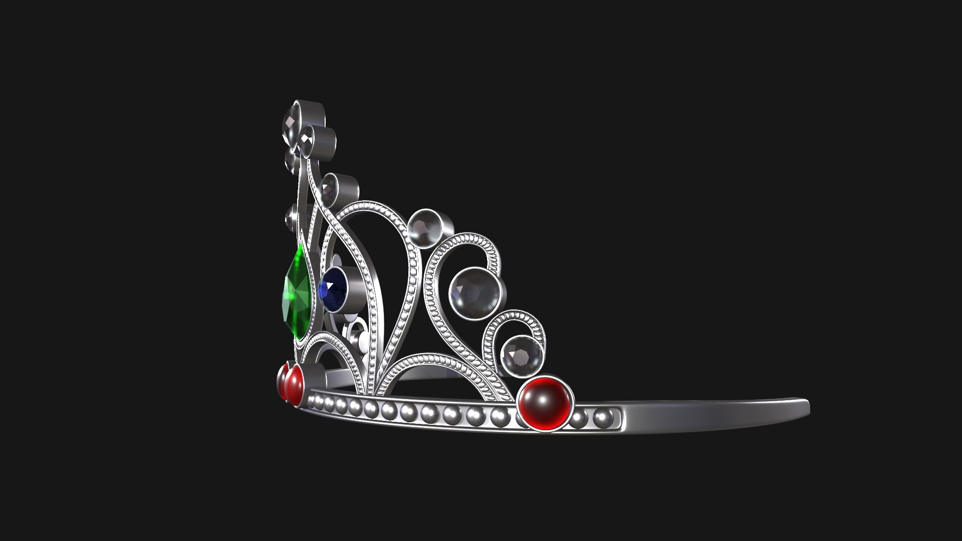 3D Feminine Crown - TurboSquid 2243679