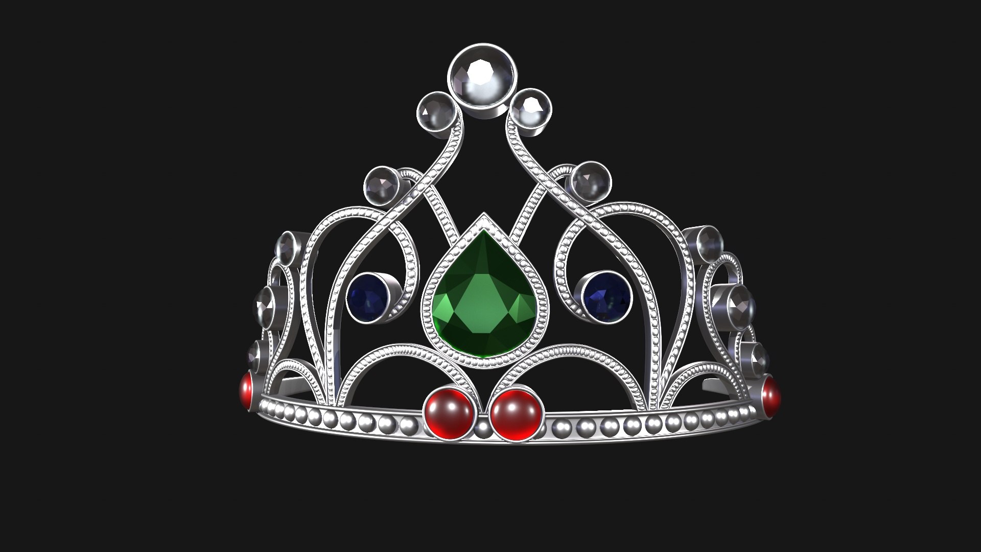 3D Feminine Crown - TurboSquid 2243679