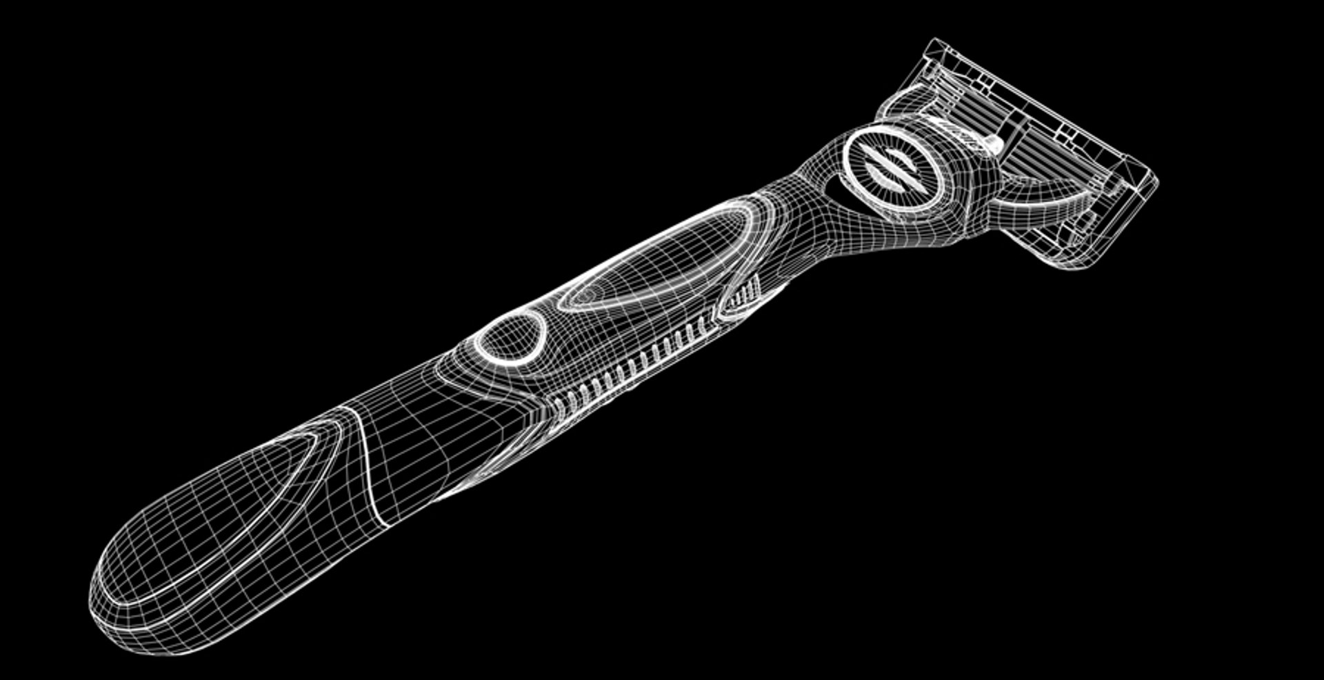 Gillette Proglide Power Razor 3d Model