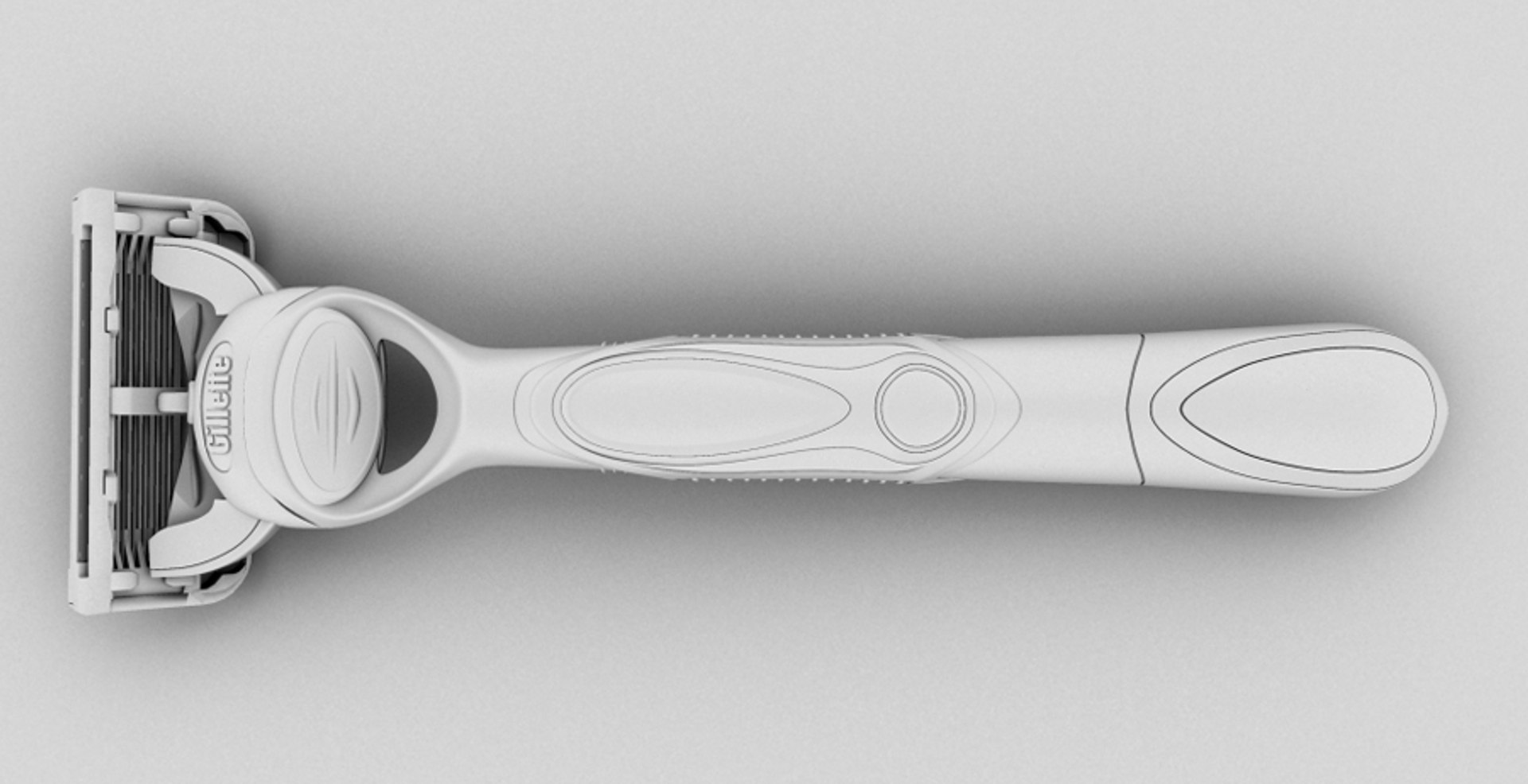 Gillette Proglide Power Razor 3d Model
