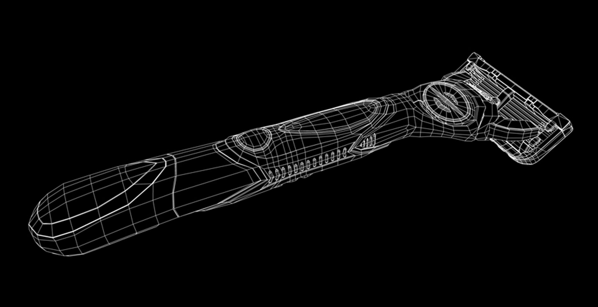 Gillette Proglide Power Razor 3d Model