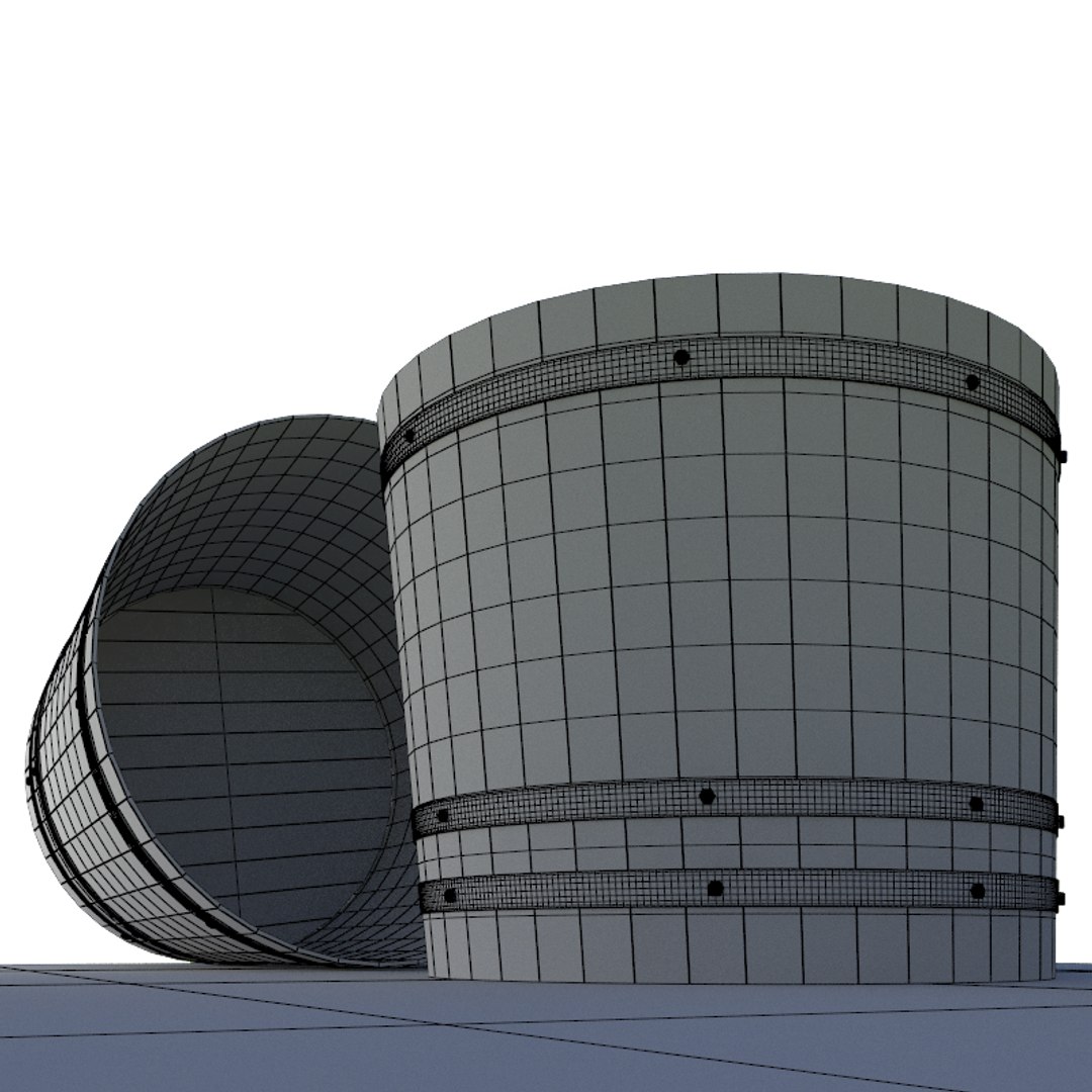 Bushel Barrel 3d Model